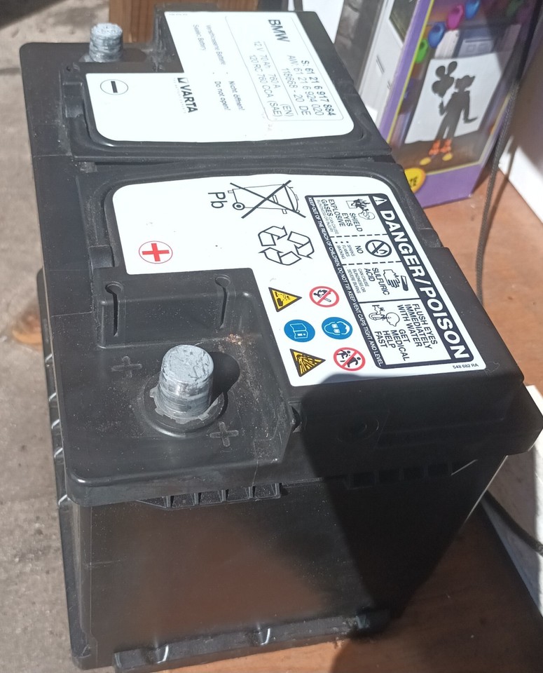 BMW ORIGINAL BATTERY 12V 70Ah 760A - 2009-2015 | eBay