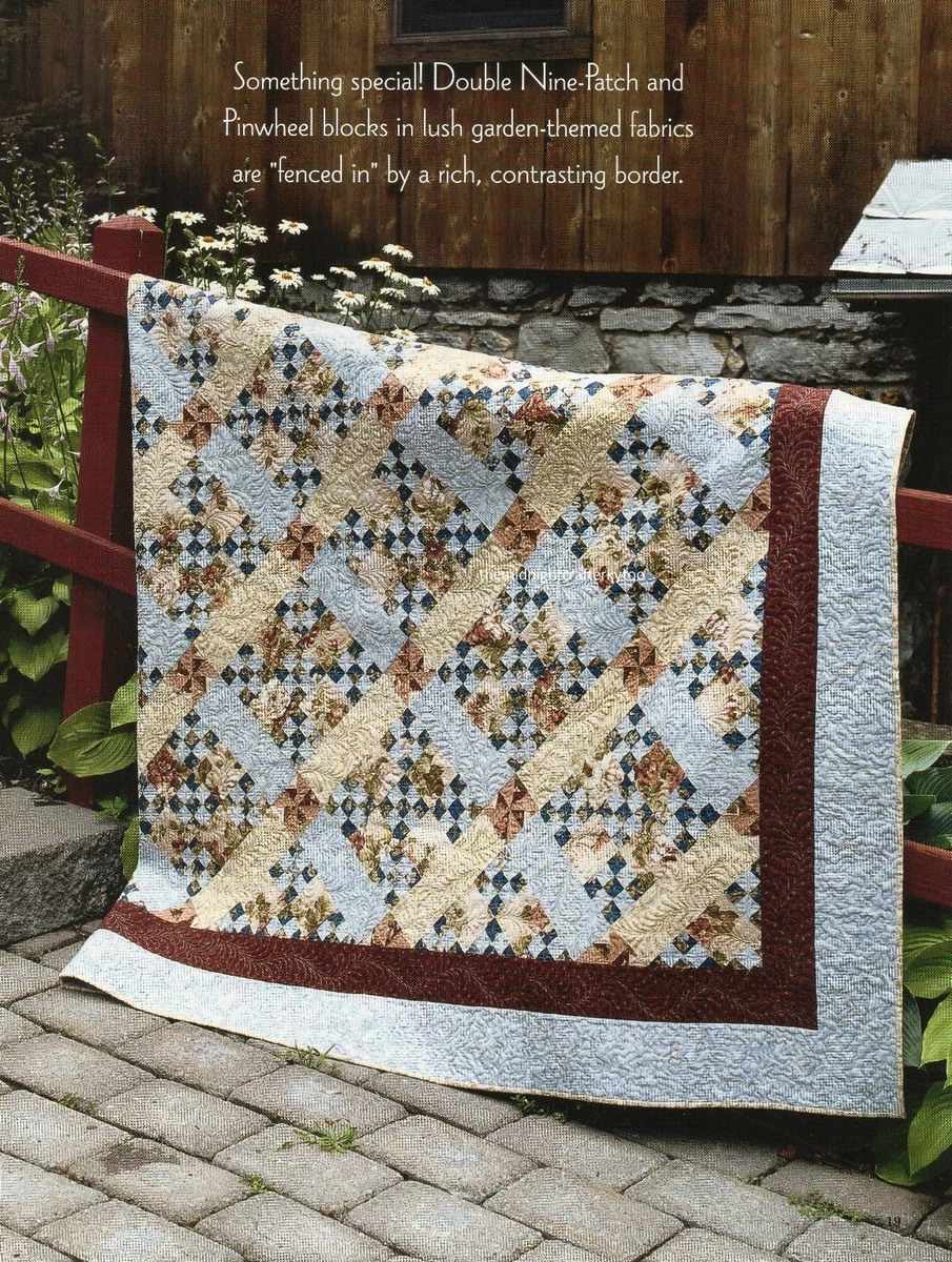 Pinwheel Garden Quilt Pattern | Fasci Garden
