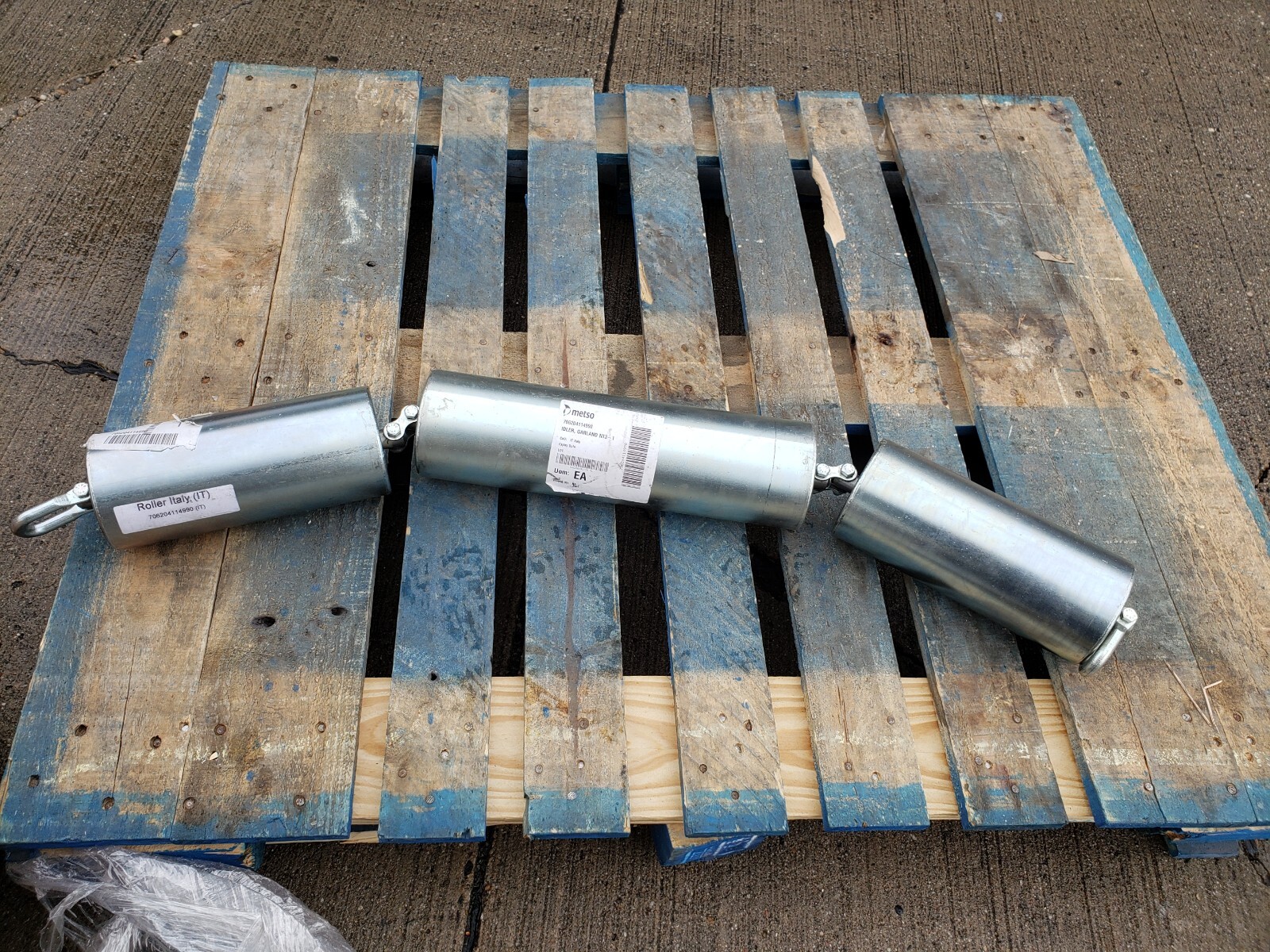 Troughing Idler Assembly, Training, 35 deg, 36", Metso | eBay