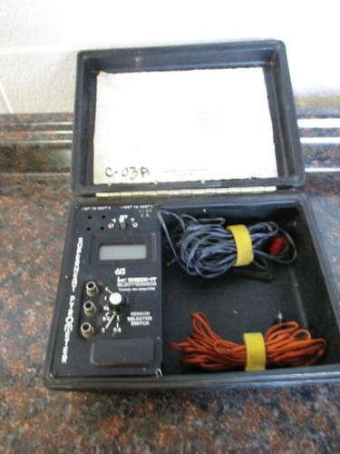 CHECK IT ELECTRONICS 613 SUPERHEAT PYROMETER USED FREE SHIPPING | eBay