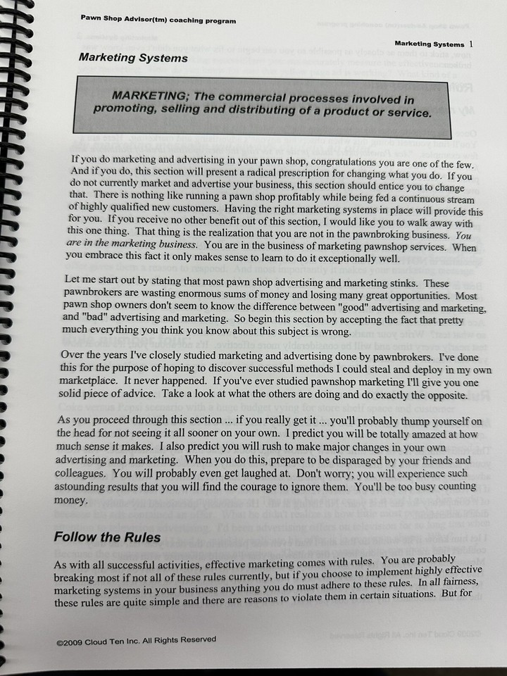 Pawn Shop Advisor Coaching Program- Krupnik, Steve Unlocking Big ...