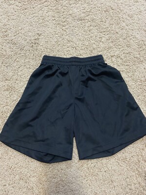 Boys soccer black soccer shorts size large high five | eBay