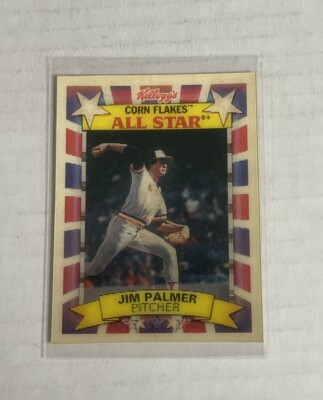 1992 Kellogg's Corn Flakes 3-D All Star #3 Jim Palmer Baltimore Orioles ...