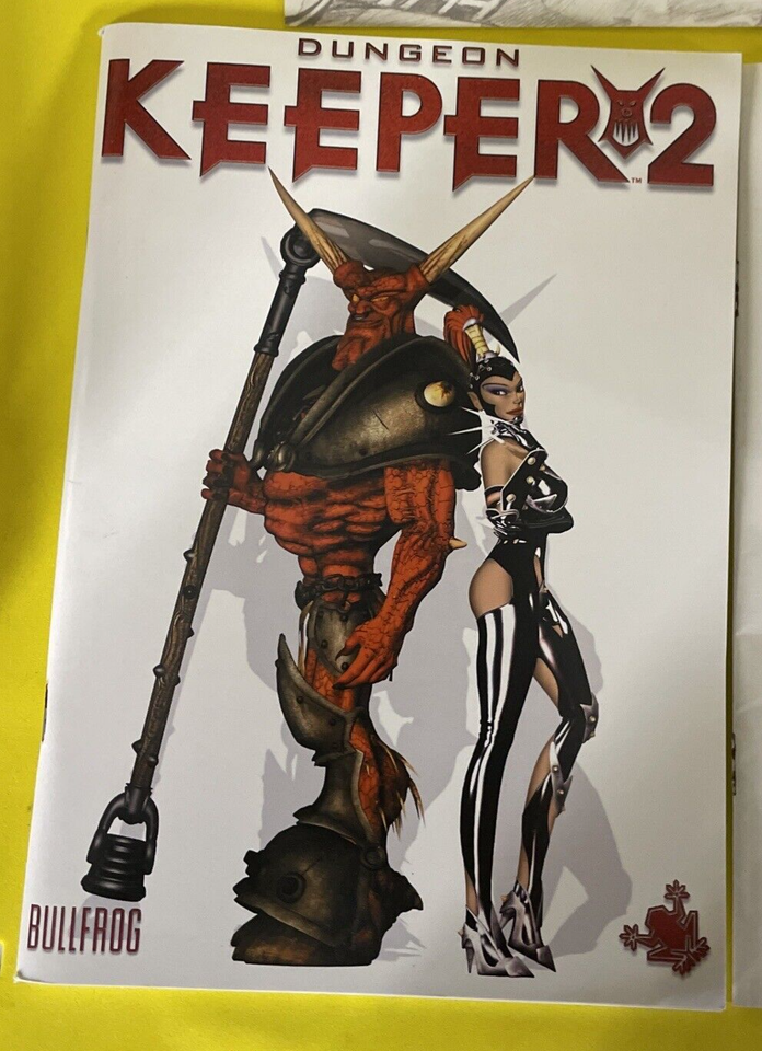 DUNGEON KEEPER 2 PC CD GAME BULLFROG EA CLASSICS MANUALS English No ...
