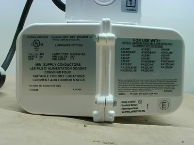 Lithonia Lighting TR 400M 277 SCWA CNR HSG Luminaire Fitting Ba - New ...