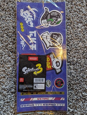 Splatoon 3 Stickers - My Nintendo Rewards | eBay