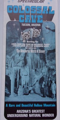 Vintage Colossal Cave Tucson Arizona Brochure | eBay