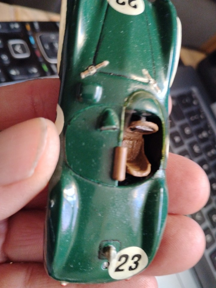 VINTAGE-#23-HANDMADE IN PORTUGAL-1/43-RESIN-GREEN MODEL CAR | eBay