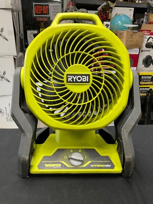 RYOBI 7-1/2" PCL811 Jobsite Fan 18V Cordless Hybrid (TOOL ONLY) | eBay