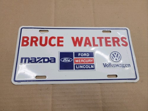 Bruce Walters Ford Pikeville KY Metal Car Dealership Dealer License ...