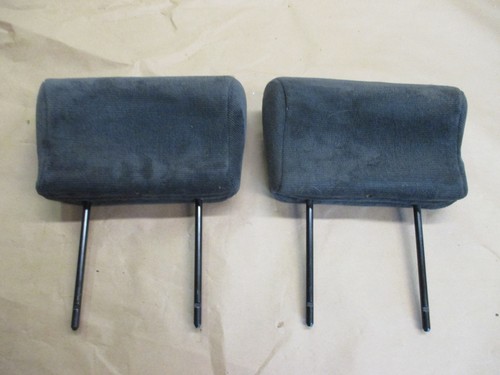 93-96 Trans Am Coupe Graphite Cloth Front Seat Headrest Head Rest Pair ...