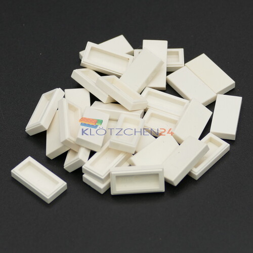 306901 LEGO® Fliese 1x2, weiß, # 3069, 30 Stück | eBay