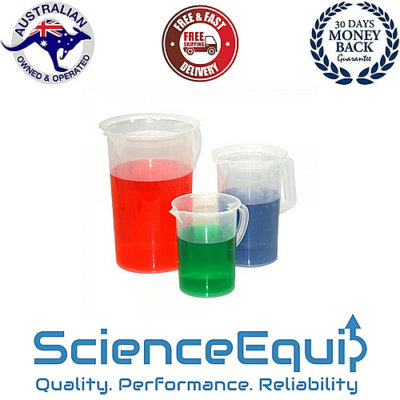 Measuring Jug Graduated Autoclavable Plastic 4 sizes, 1/6/12 Pcs per ...
