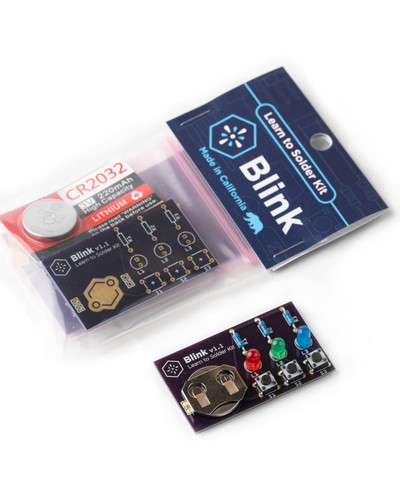 Blink LED Soldering Kit | DIY Electronics Projects for Beginners ...