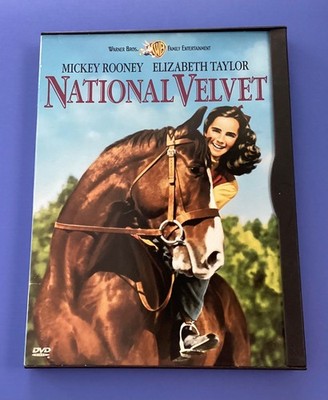 National Velvet (DVD, 1944) Starring Mickey Rooney & Elizabeth Taylor ...