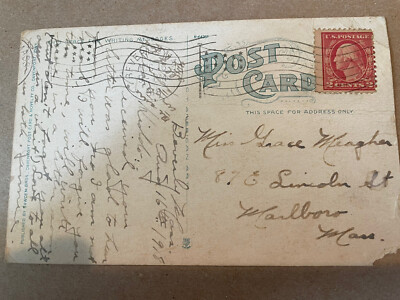 VERY RARE GEORGE WASHINGTON RED 1923 2 CENT STAMP On Postcard 1918 | eBay