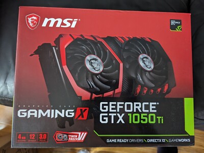 MSI NVIDIA GEFORCE GTX 1050Ti Card 4GB GPU | eBay UK