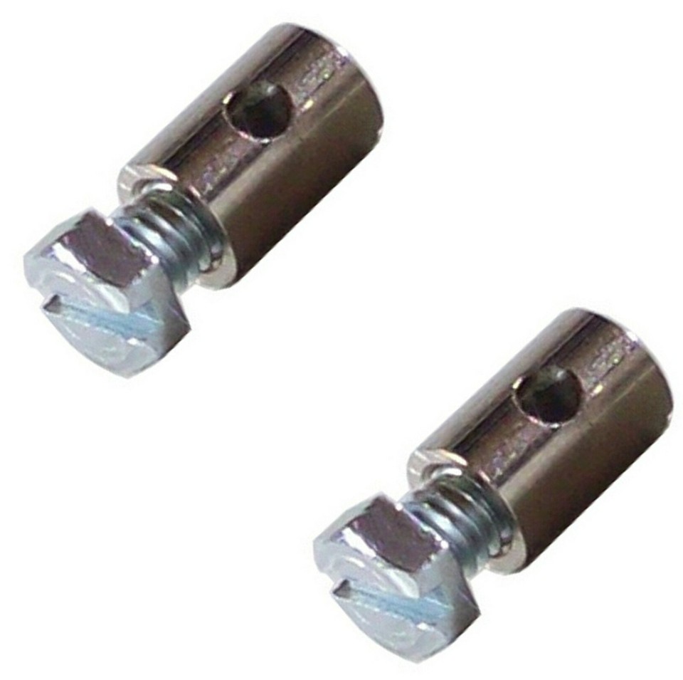 2x Universal Adjustable Cable Barrel Clamp Adjuster Bike Motorcycle ...