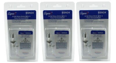 (3) Furnace Flame Rod Igniter Kits for Honeywell IG9500 Q3400A1040 ...