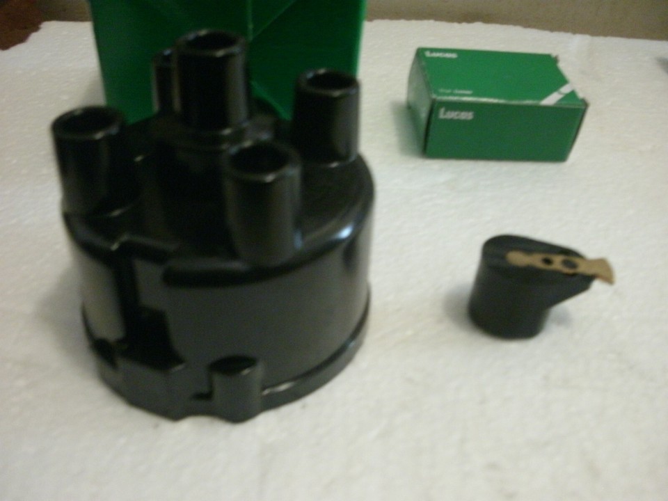 MGB , MIDGET , SPITFIRE , TR7 DISTRIBUTOR CAP & ROTOR , LUCAS MADE IN ...