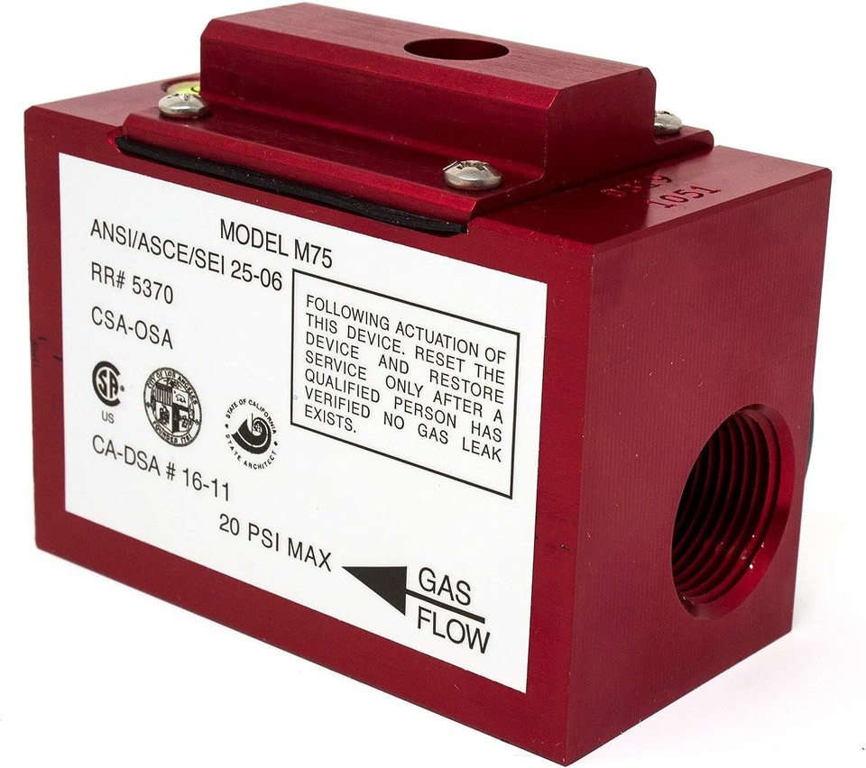 Earthquake Emergency Valve Automatic Gas Shut off Tool (1 1/4") | eBay