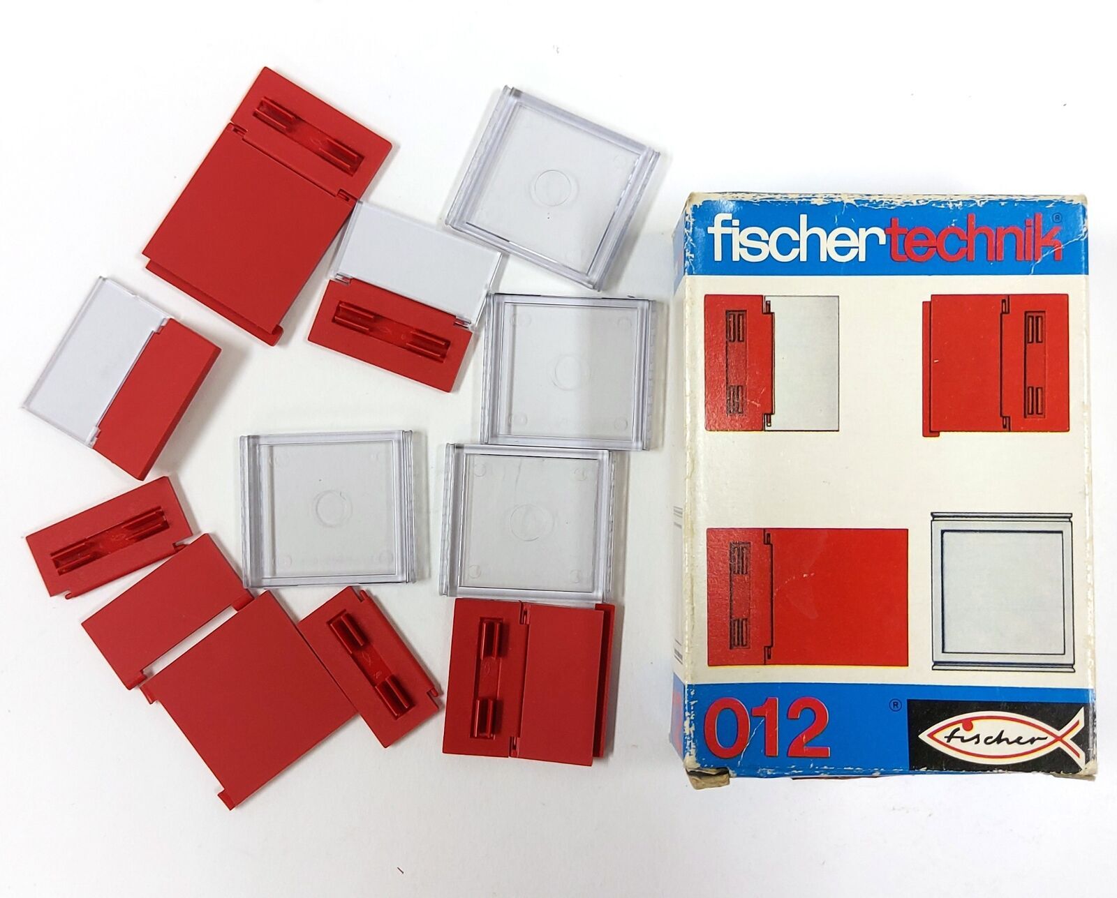 Vintage Fischertechnik 012 Parts Spares Complete 1975 W. Germany 30312 ...