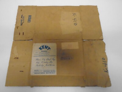 VTG KENT RECORDS CARBOARD VINYL RECORD CARDBOARD MAILING BOX R&B SOUL ...