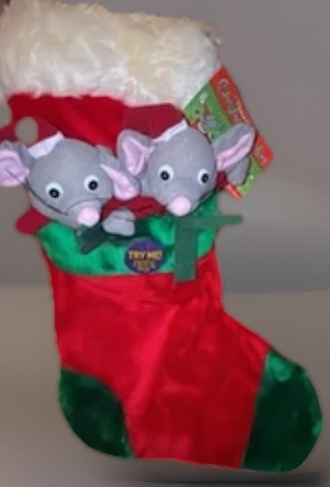 Gund Plush Mice Holiday Stocking Plush Stuffed Animal 18" NWT - Does ...