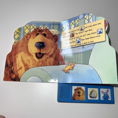 Vintage Bear In The Big Blue House Play a Sound Board Book - Rare HTF ...