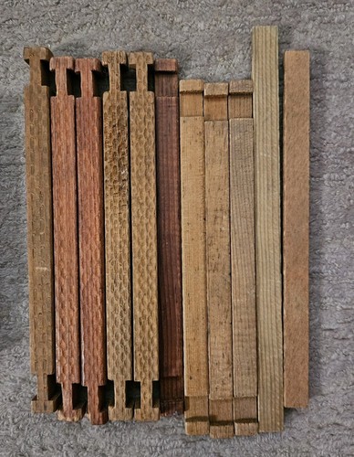 Vintage Lincoln Logs Wooden Logs Square Lincoln Logs Mixed Lot 200+ | eBay