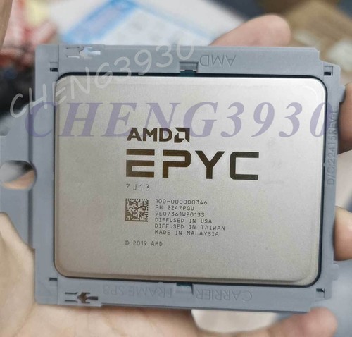 (Unlocked) AMD EPYC Milan 7J13 64 core 128-thread 2.45G CPU processor ...