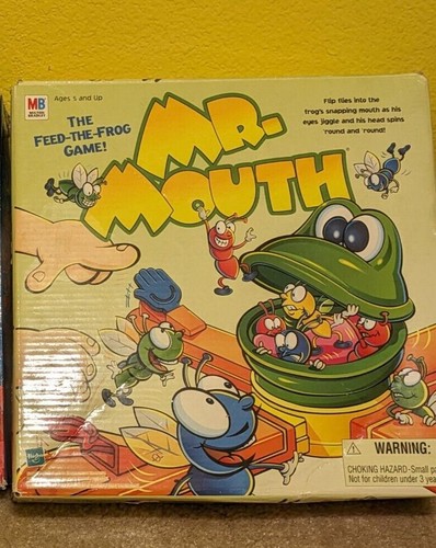 Mr. Mouth - Feed Frog Game -Milton Bradley - Vintage 1999 Collectible ...