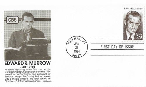 STAMP US SCOTT 2812 "Edward R. Murrow" 29 CENT 1994 FDC - B | eBay