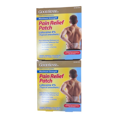 Good Sense Pain Relief Patch Maximum Strength - (2 Pack) - 10 Patches ...