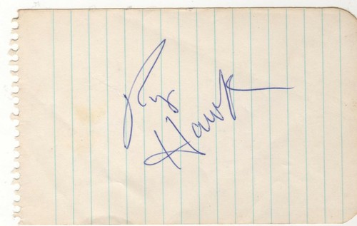 Rip Hawk RARE Autograph Evers WRESTING CHAMPION SIGNED CUT RARE vintage ...
