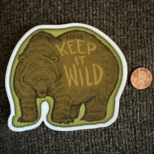 KODIAK Keep IT Wild BEAR Sticker DECAL | eBay