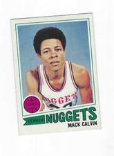 Mack Calvin Basketball Card Checklist
