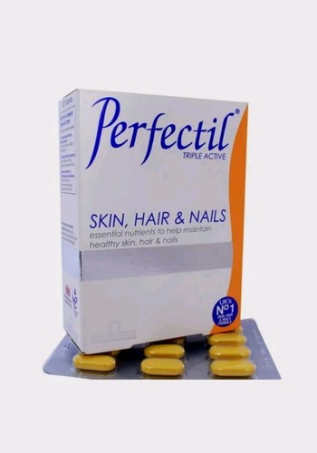 PERFECTIL 2 Boxes of 30 capsules 60 total multivitamin for skin hair ...
