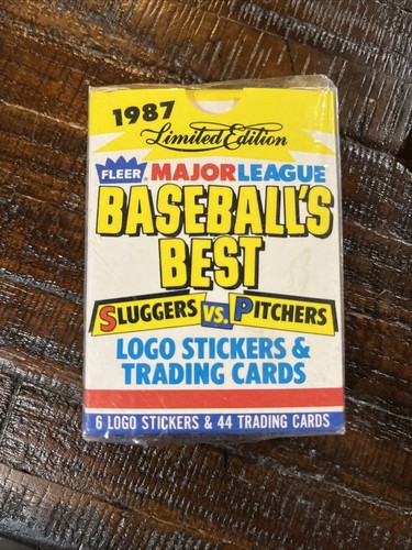 1987 Fleer Limited Edition Baseball's Best Sluggers vs Pitchers Sealed ...