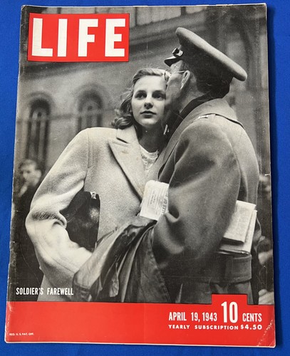 1943 LIFE MAGAZINE WORLD WAR II USSR SHIPS NAVY AVIATION CADETS ESTHER ...
