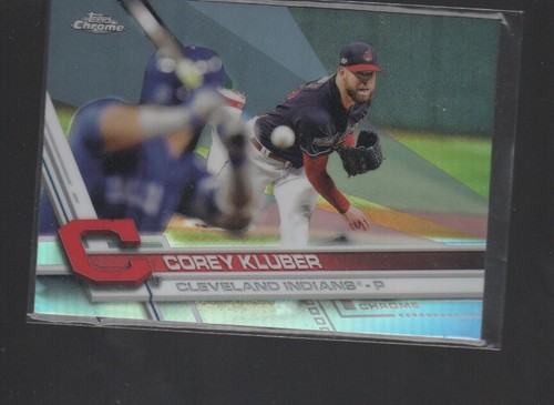 COREY KLUBER 2017 TOPPS CHROME REFRACTOR CARD #5 | eBay