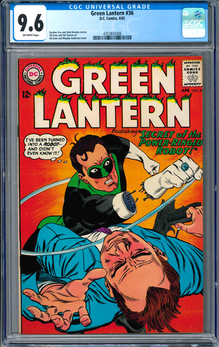Green Lantern #36 CGC 9.6 Mint-Hunter Comics Copy! (1965, DC) | eBay