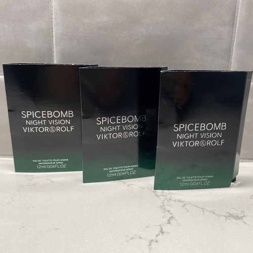 VIKTOR & ROLF Sample Lot 3 SPICEBOMB NIGHT VISION Men Eau de Toilette ...