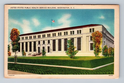 Washington DC-United States Public Health Service Building, Vintage ...