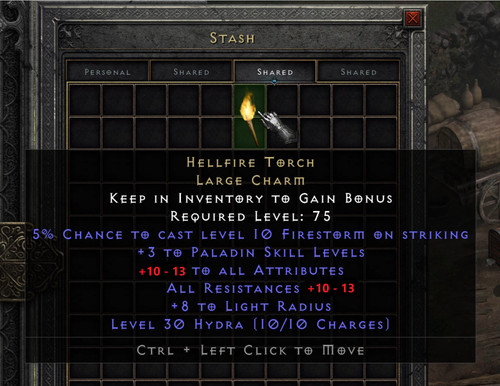 D2R RotW LADDER Pala Torch HARDCORE Season 13 Diablo 2 Resurrected HC ...