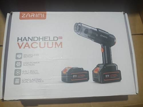 ZARIMI Handheld Car Vacuum Portable Cordless, High Power Suction ...