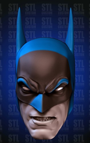 Batman Neal Adams Ver B 1:10 scale custom unpainted Head 7" Action ...