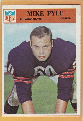 1966 PHILADELPHIA FOOTBALL MIKE PYLE #37 BEARS EX *81415 | eBay