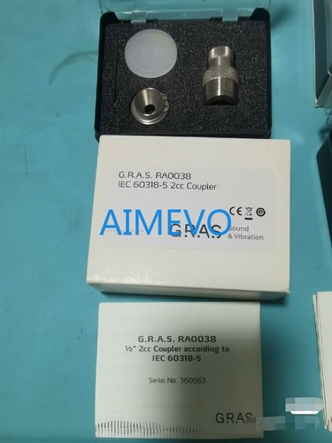 GRAS TYPE RA0038 IEC 60138-5 2CC COUPLER SOUND Vibration | eBay