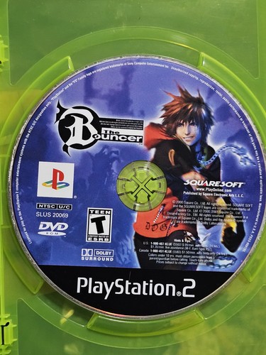 PS2 The Bouncer (Sony PlayStation 2, 2001) Game Only! Polished Disc ...